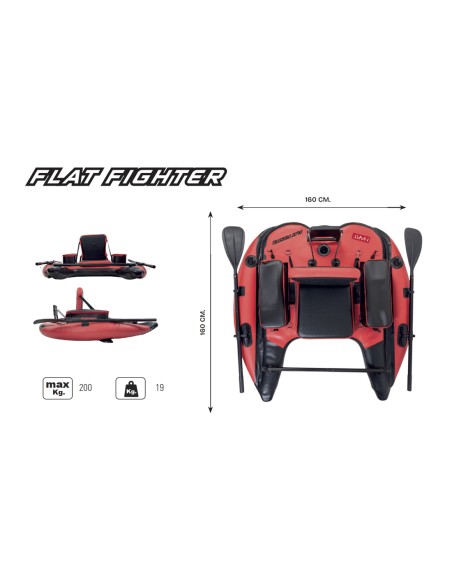 MATOS PECHE | Float tube hybride HART FLAT FIGHTER
